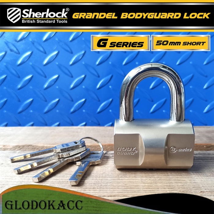 Jual Gembok Original Sherlock Tools BODYGUARD Seri G 50 mm Pendek | Shopee Indonesia