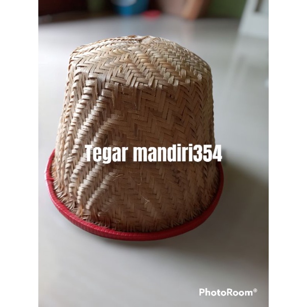 Jual topi koploh bambu Topi tani model lurus | Shopee Indonesia