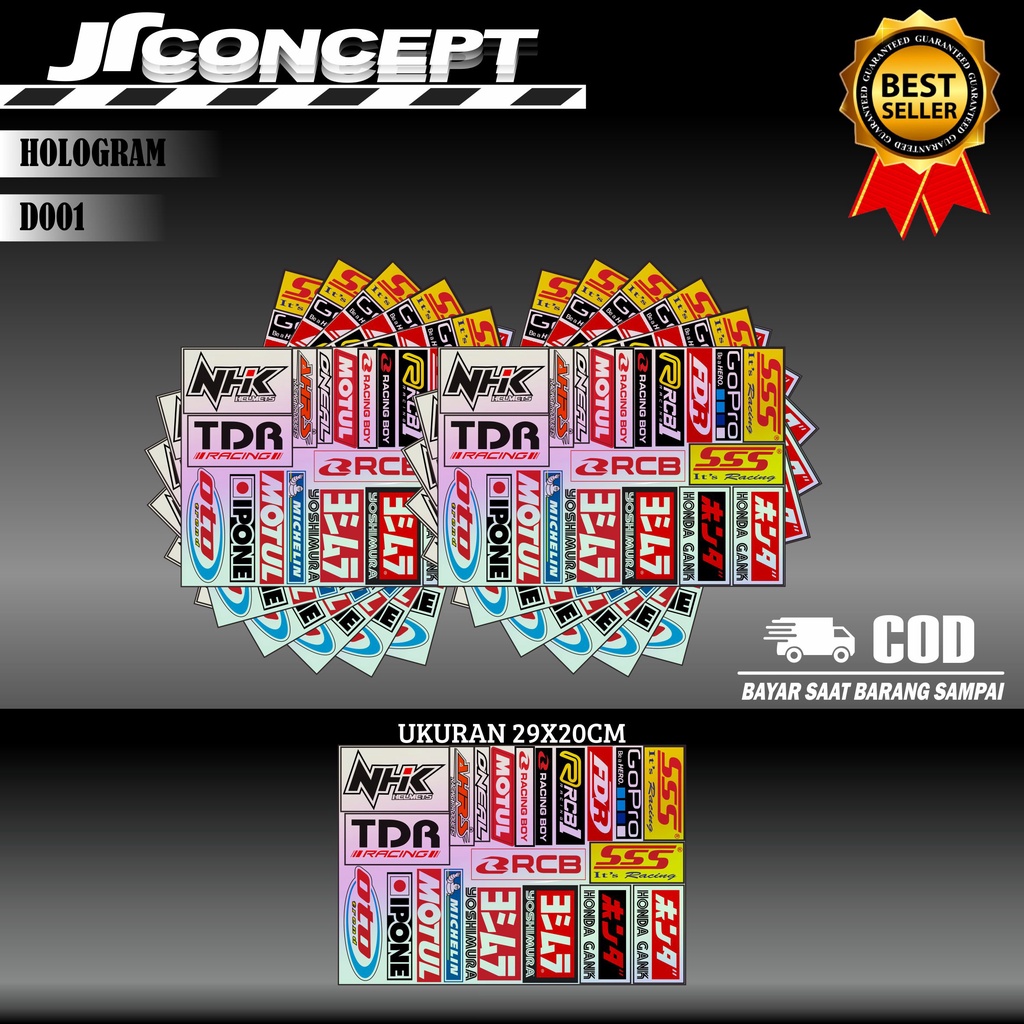 Jual STICKER PACK LOGO RCB DLL (1 LEMBAR ) | Shopee Indonesia