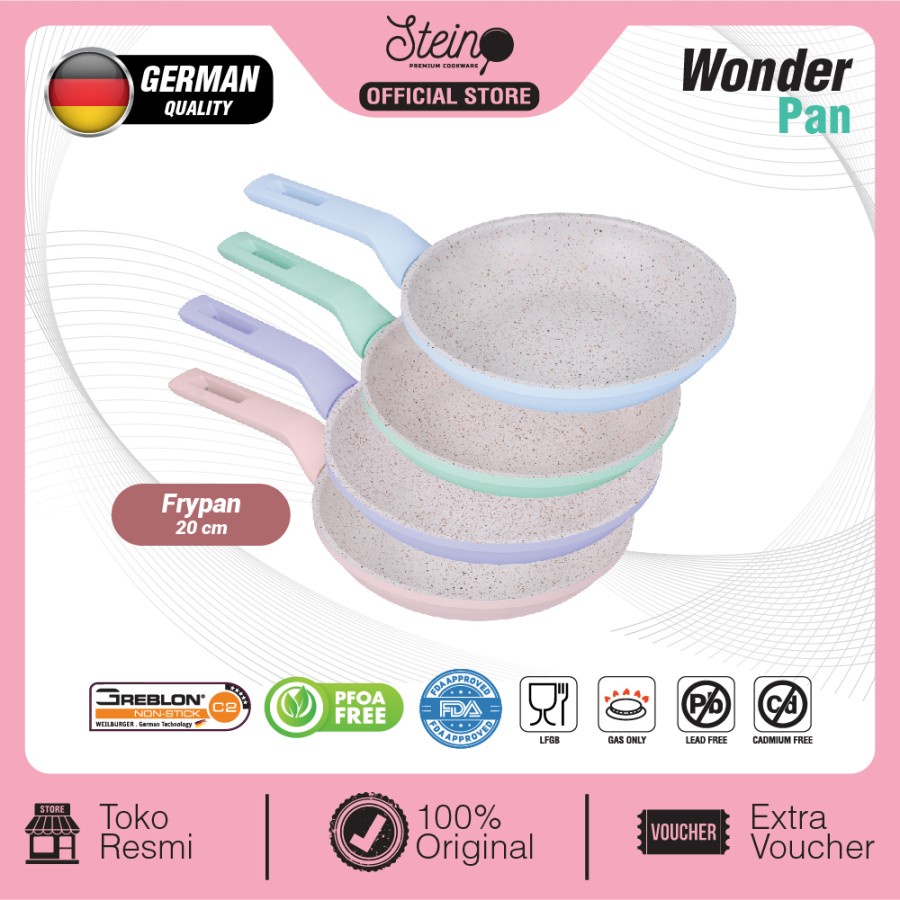 Jual Frypan Steincookware Wonder Pan 20cm Wonderpan Stein Penggoreng ...