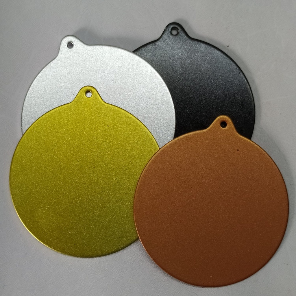 Jual Medali Bahan Besi Tebal 3mm Lingkaran 7cm Mendali Emas Perak ...