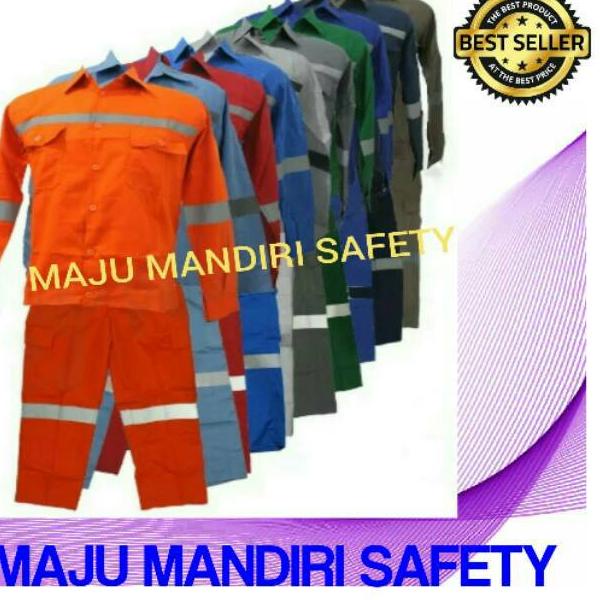 Jual [69] Wearpack Coverall Safety/ Baju Bengkel/Seragam proyek/Seragam ...