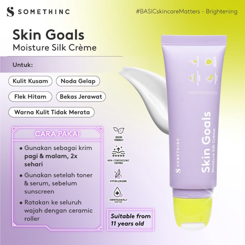 Jual SOMETHINC Skin Goals Moisture Silk Crème | Shopee Indonesia