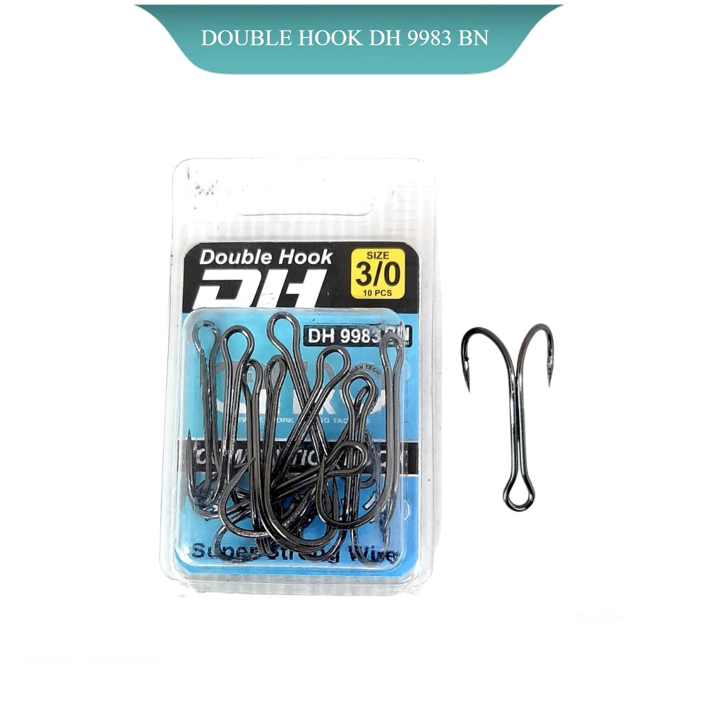 Jual MATA KAIL DOUBLE HOOK DH 9983 BN BLACK NIKEL SANGAT TAJAM DAN ANTI KARAT KUALITAS IMPORT ...