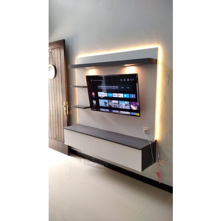 Jual BACKDROP TV LACI MODERN | Shopee Indonesia