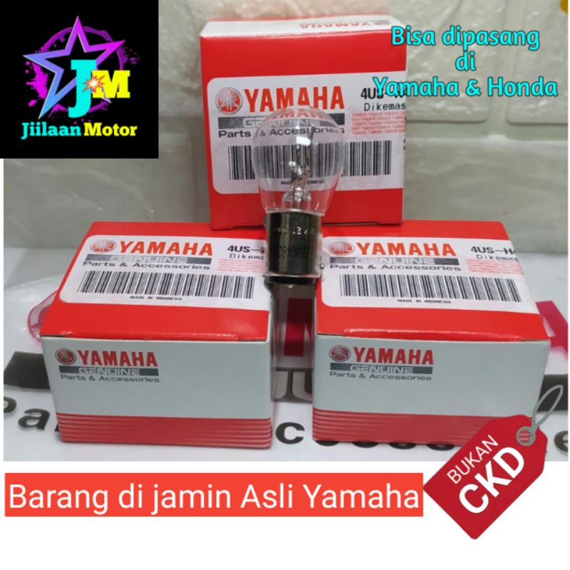 Jual 4US-H4714-00 BOHLAM LAMPU STOP REM BELAKANG YAMAHA 12V-18/5W ...