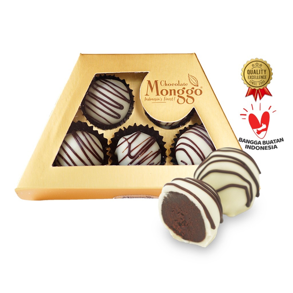 Jual Chocolate Monggo | Truffle Classic Dark Chocolate & Ganache 5pcs ...