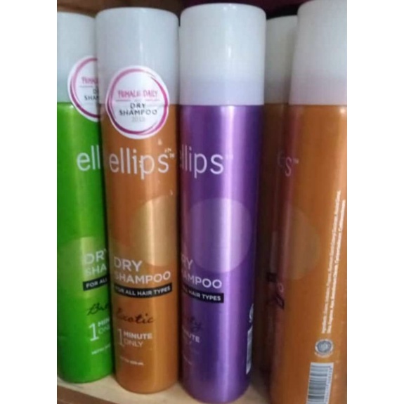 Jual ELLIPS DRY SHAMPOO VITAMIN RAMBUT 200ML | Shopee Indonesia