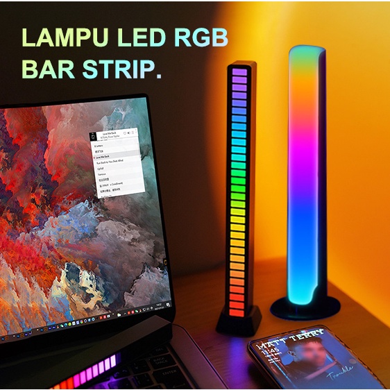 Jual Lampu LED RGB Bar Strip Spectrum Audio Indicator Music Sound ...