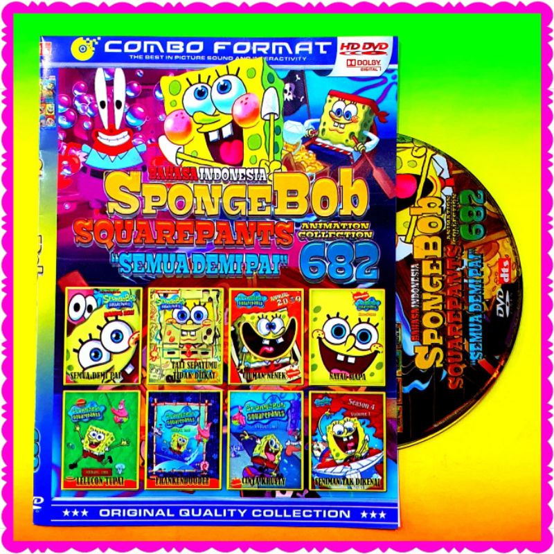 Jual TERLARIS Dvd Film Kartun Spongebob Squarepants Collection Pilem ...