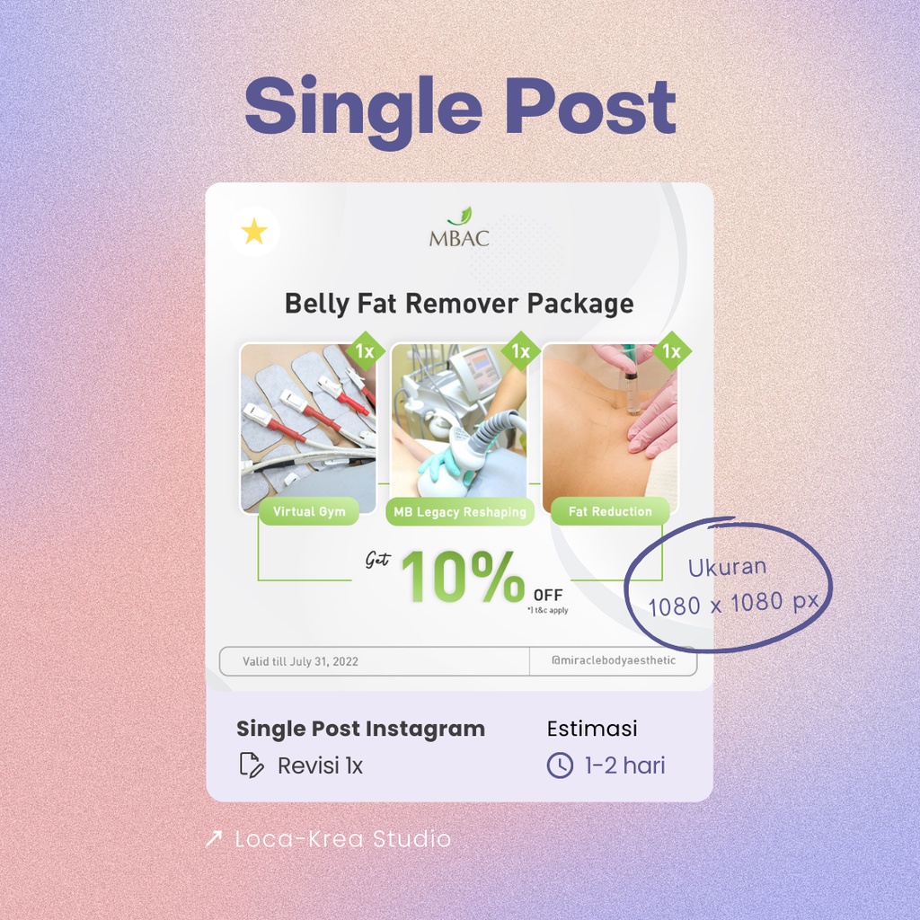 Jual Design Feed Instagram (Single Post) | Shopee Indonesia