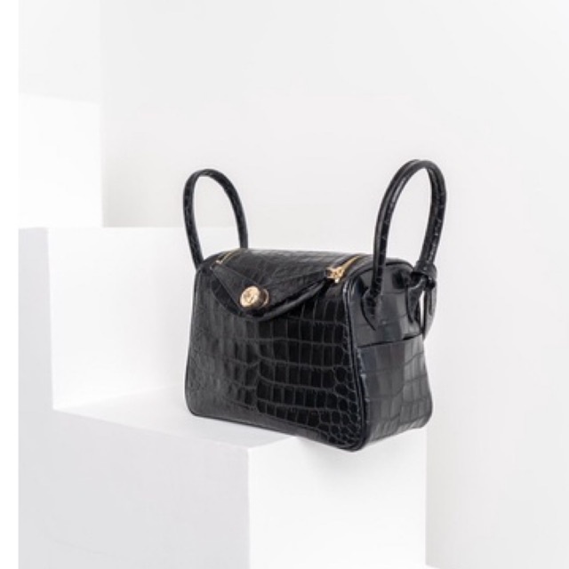 Jual MOOIJ ANYA BAG REGULER CROCO EDITION | Shopee Indonesia