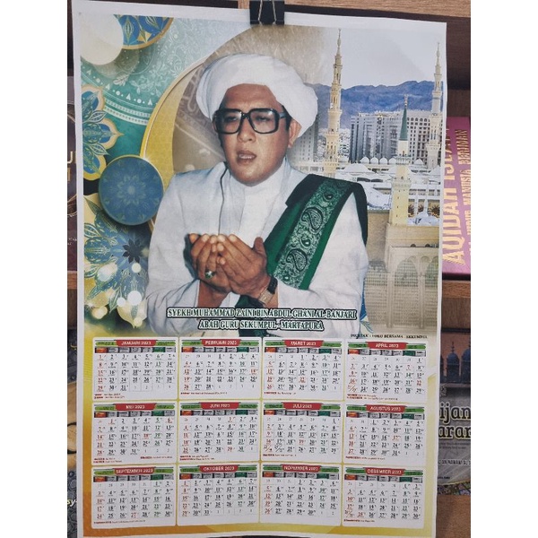 Jual Poster Kalender 2023 1 Lembar A3 Guru Sekumpul Almanak 2023 ...