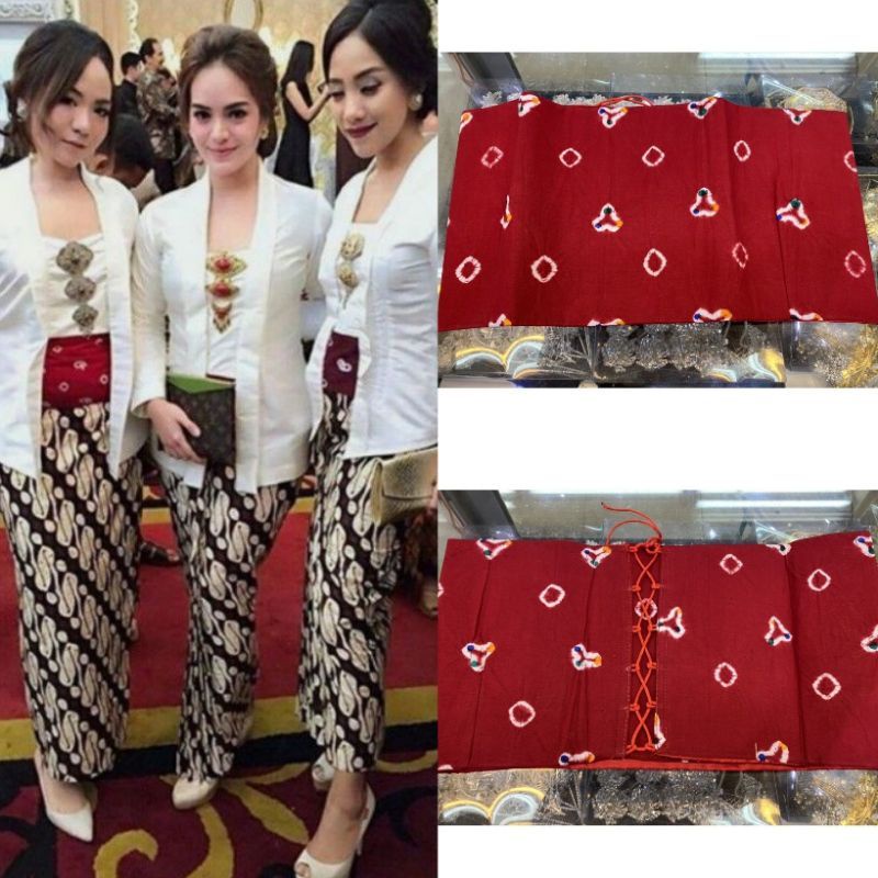 Jual Angkin Kemben Jumputan Instan Tali | Shopee Indonesia