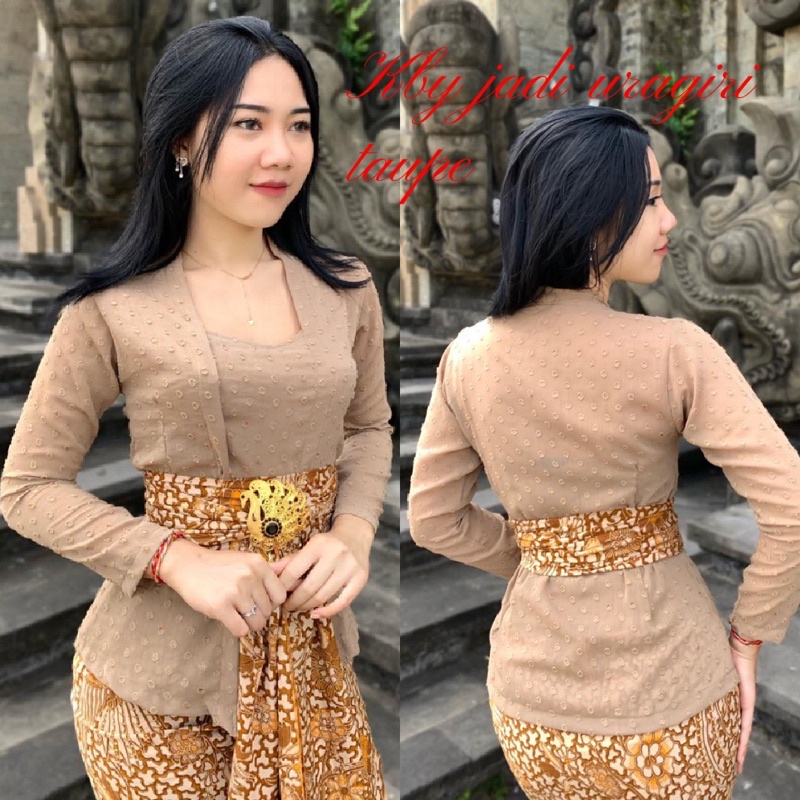 Jual KEBAYA BALI URAGIRI SPECIAL WARNA PUTIH - KUNING SANDAT DAN GOLD ...
