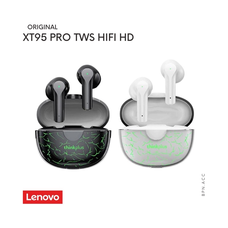 Jual Lenovo Thinkplus XT95 Pro Bluetooth 5.3 Wireless Original | Shopee ...