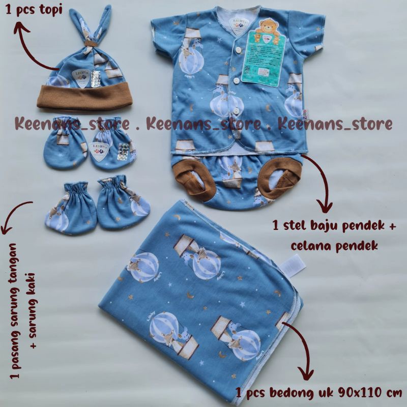 Jual Libby baby hello sunshine pendek paket baju bayi newborn bayi ...