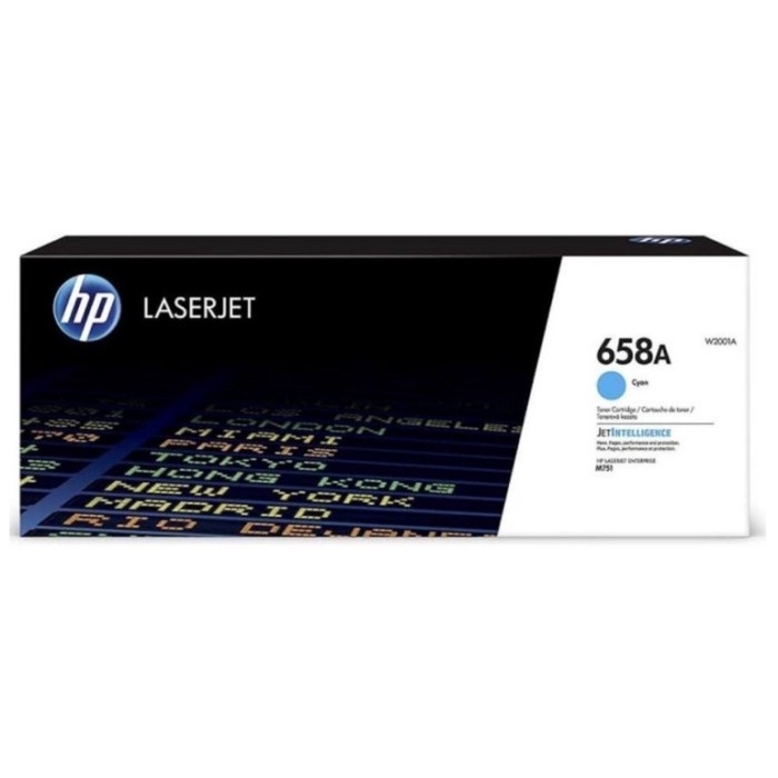 Jual Toner HP LaserJet 658 A ( W2001A ) Cyan = LaserJet Enterprise M751 ...