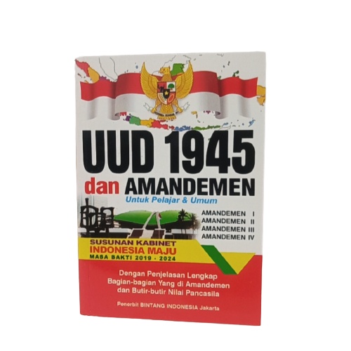 Jual Buku Uud 1945 Dan Amandemen I Iv Kecilsusunan Kabinet Indonesia Maju Shopee Indonesia 