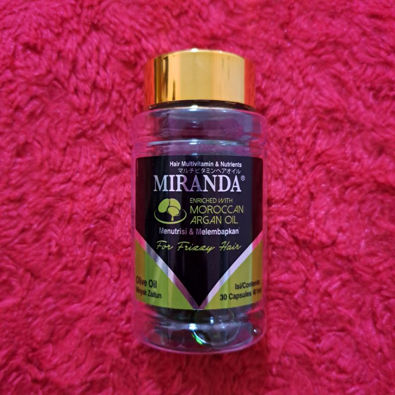 Jual Miranda hair vitamin jar olive oil isi 30 x 1 ml | Shopee Indonesia