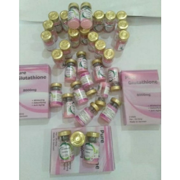 Jual PURE TUTUP KUNING 800MG GLUTATHIONE PERBOX ISI 3 100% ORIGINAL ...