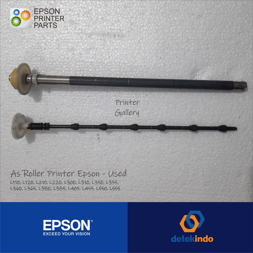 Jual As Roller Shaft Plastik & Besi Epson L110 L120 L220 L300 L310 L350 ...