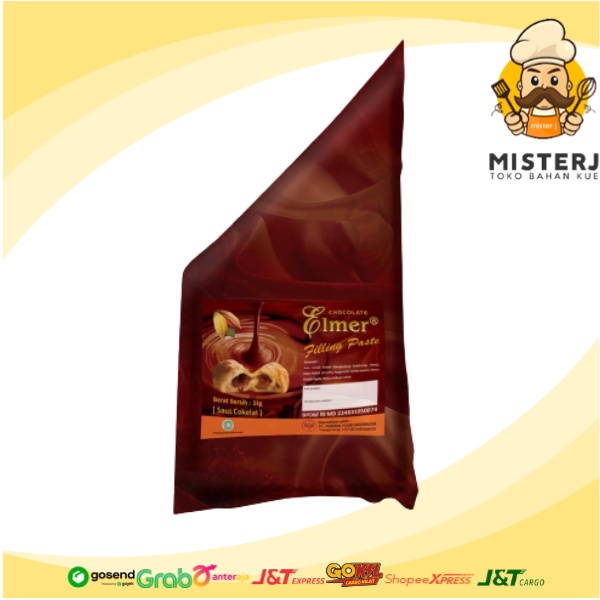 Jual Elmer Pasta Choco Filling Bentuk Segitiga | 1 Kg | Shopee Indonesia