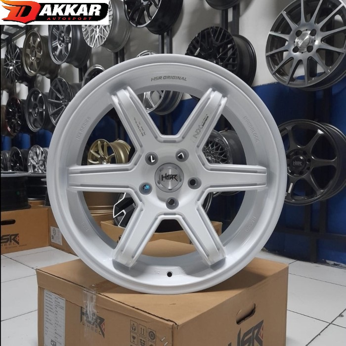 Jual Velg Racing R18 Warna Putih Untuk Hrv Xpander Innova Civic Camry Dll Tipe Hsr Minas Pelek ...