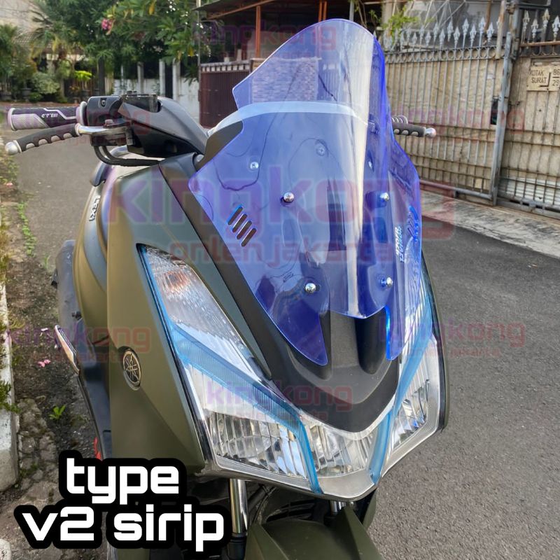 Jual Windshield lexi Thailand TDR mini V2 . Visor lexi TDR mini tebal ...