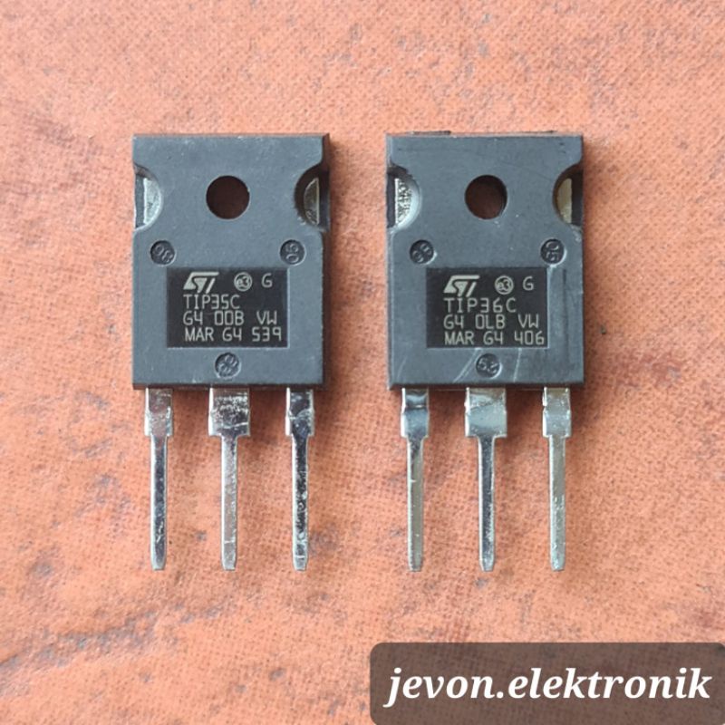 Jual Transistor Tip35 Tip36 KWII Tip 35 36 C KW II 35C 36C ST IC High ...