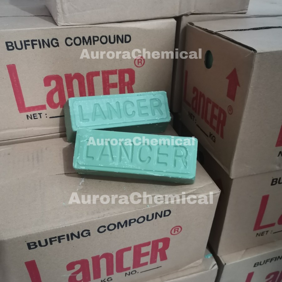 Jual Batu Hijau LANCER 1000gr ( 1kg ) POLES Buffing Compound logam besi ...