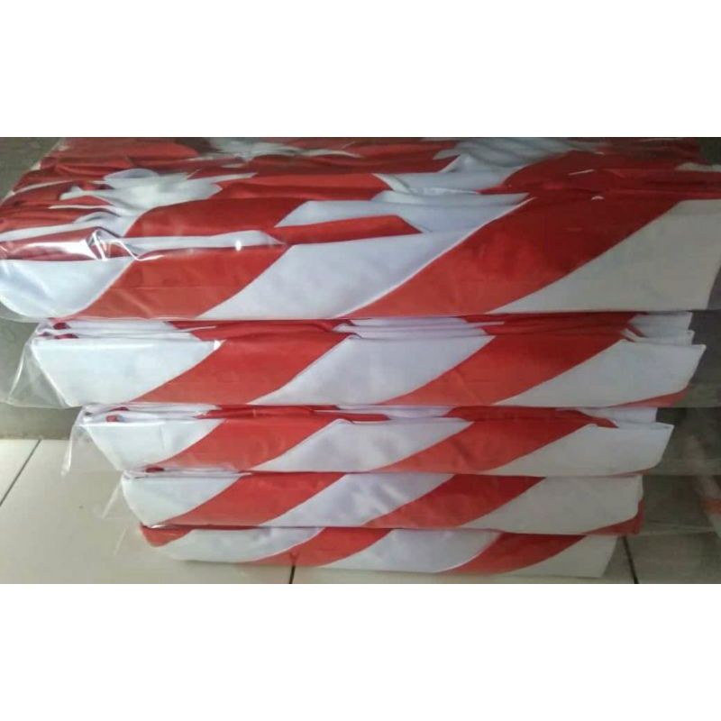 Jual Hasduk/Kacu pramuka Bahan satin super Merah putih Murah Siaga ...