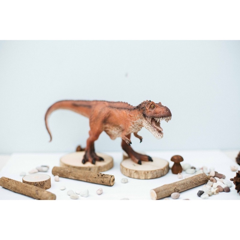 Jual Mojo Fun Red T-rex Hunting | Animal Figurine Tyrannosaurus rex ...