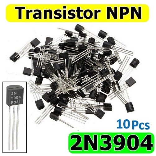 Jual x10 Transistor 2N 3904 NPN TO-92 Amplifier 2N3904 isi 10 Buah ...