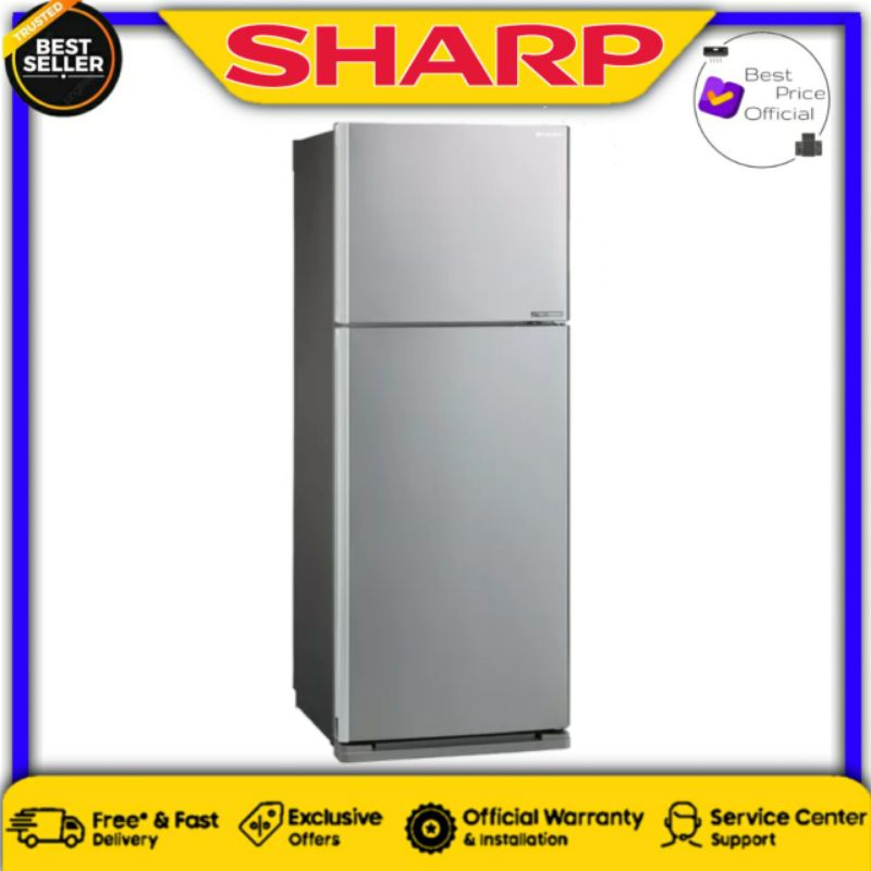 Jual SHARP SJ-IG570M SJ IG570M Kulkas 2 Pintu Grand Vetro series 428 ...