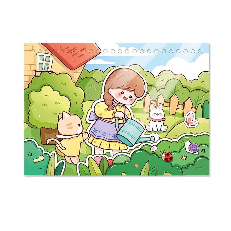 Jual Sticker Book bahan kertas rilis / release paper untuk washi ...