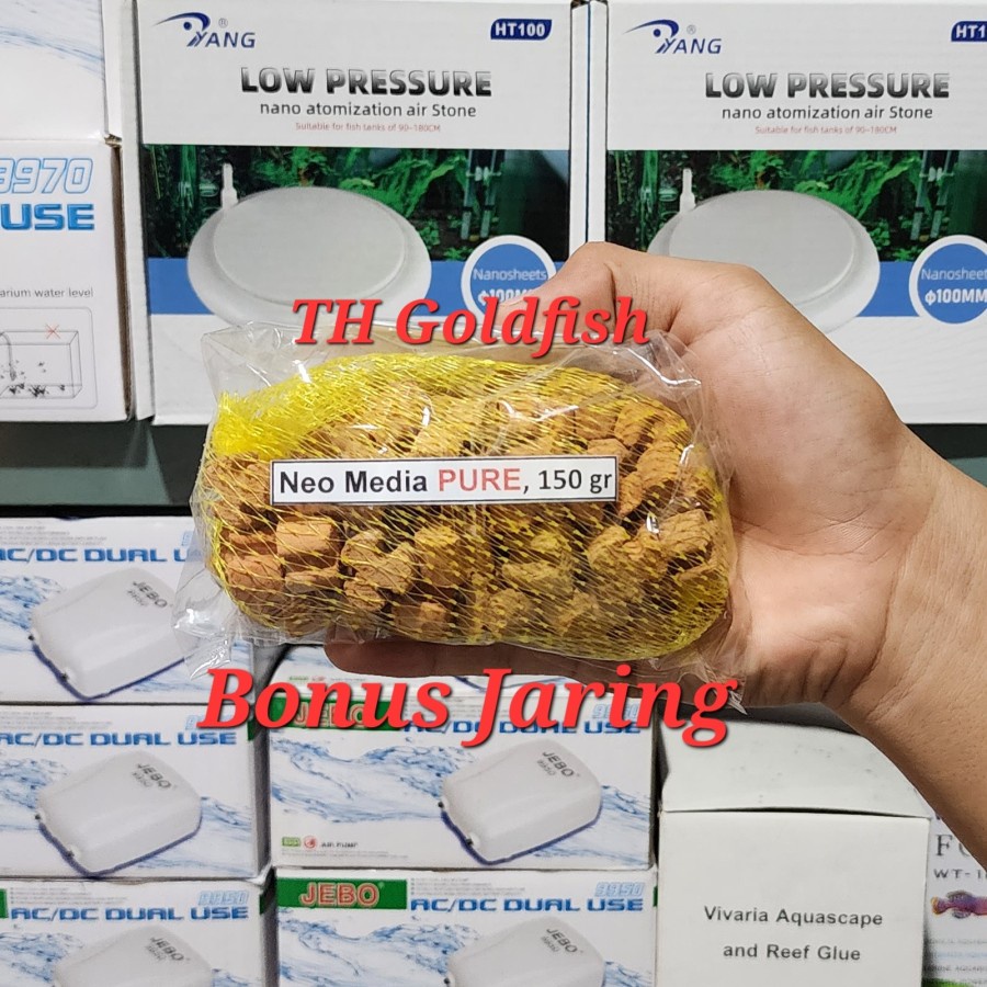 Jual Neo Media PURE 150 gr Media Filter Biologis Aquarium | Shopee ...
