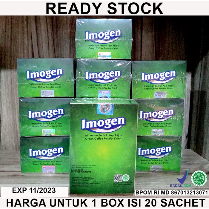 Jual IMOGEN GREEN COFFEE ASLI ( KOPI HIJAU PELANGSING EXITOX COFFEE ...