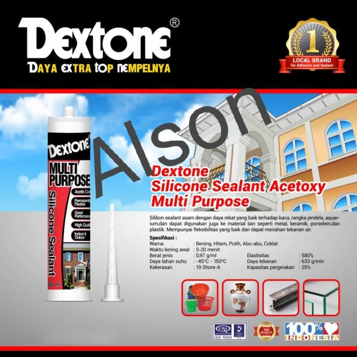 Jual Lem Dextone Silicone Sealant / Lem Silikon / Multi Purpose (300Ml) | Shopee Indonesia