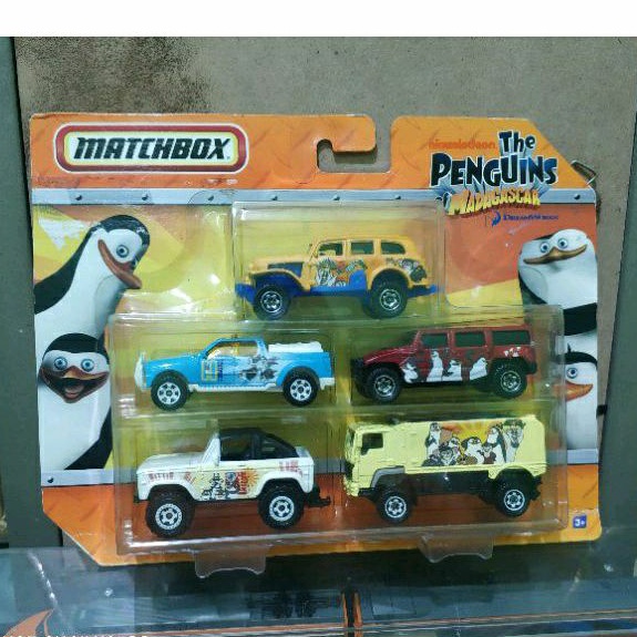 Jual Matchbox 5 Pack The Penguins Madagascar Nickelodeon | Shopee Indonesia