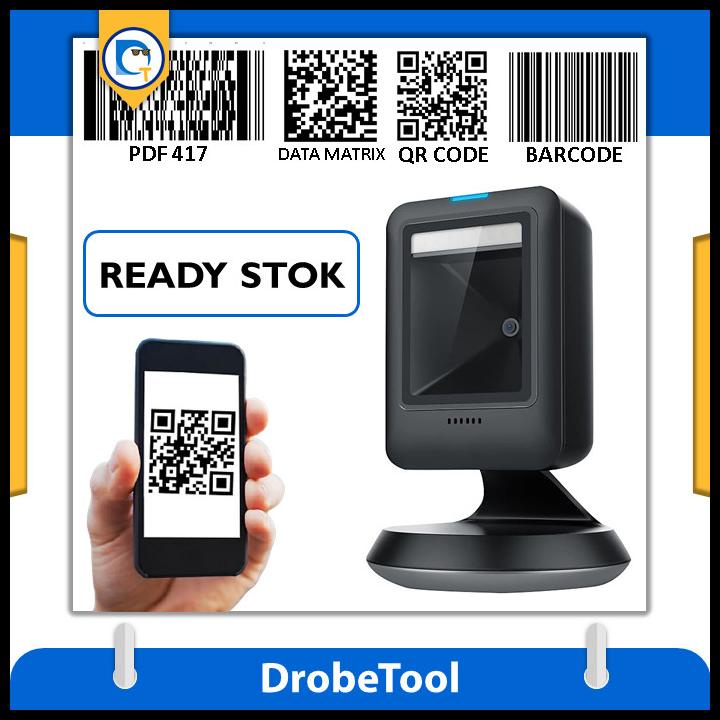 Jual Barcode Scanner Qr Code 2D 1D Usb Auto Scan E Faktur Reader Stand ...