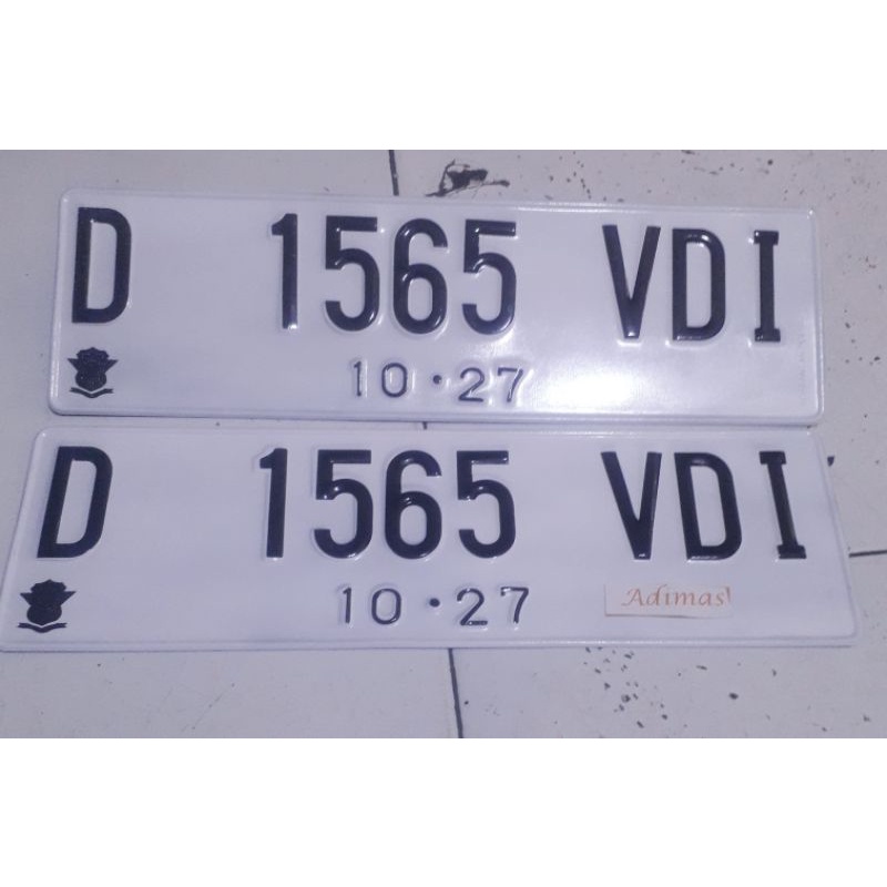 Jual pelat nomor mobil standar | Shopee Indonesia