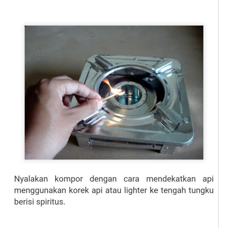 Jual Kompor mini spirtus kompor portable simple untuk kemping | Shopee ...