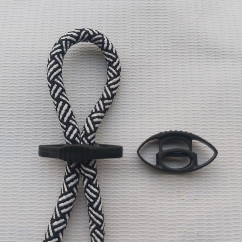 Jual Stopper Tali Stoper Botol 1 Lubang Tali Serut Cord Lock Pengunci ...