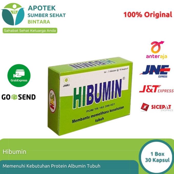 Jual HIBUMIN Kapsul Albumin 1 Box 30 Kapsul | Shopee Indonesia