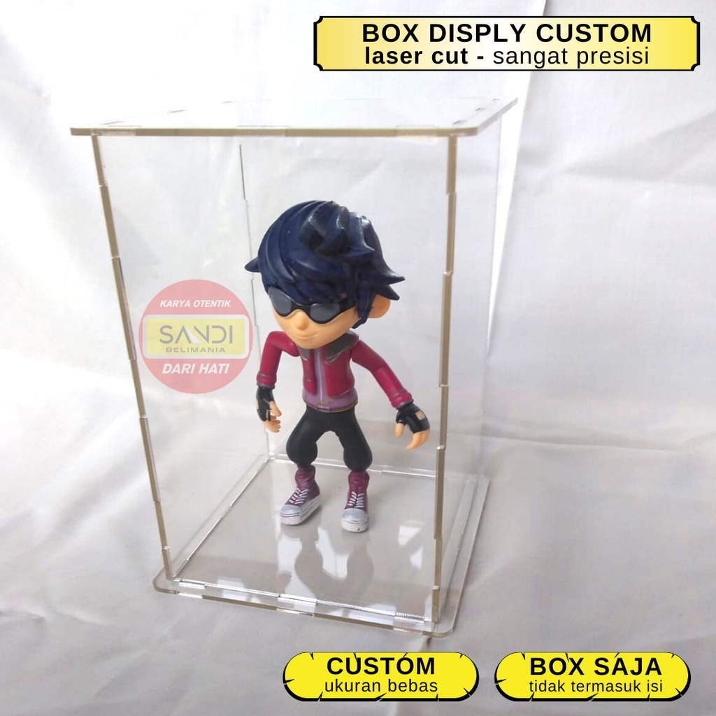 Jual BOX DISPLAY AKRILIK CUSTOM / ACRYLIC / DIECAST / KOTAK / ACTION ...