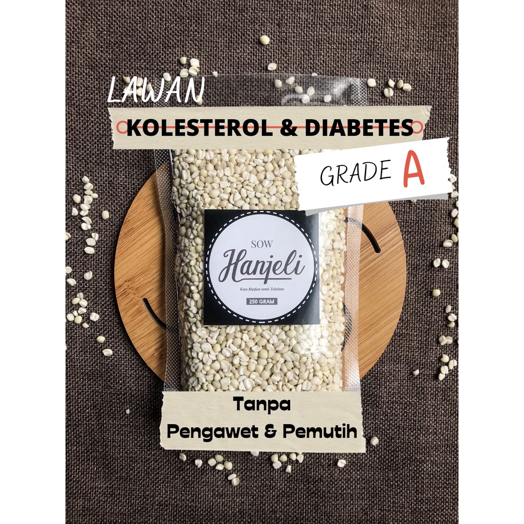 Jual Hanjeli SOW (250 gr) / Jali jali aceh lokal / hanjeli lokal / biji ...