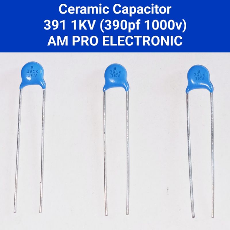 Jual Ceramic 391 1KV 390pf Kapasitor Keramik 1000v 390 pf Capacitor ...
