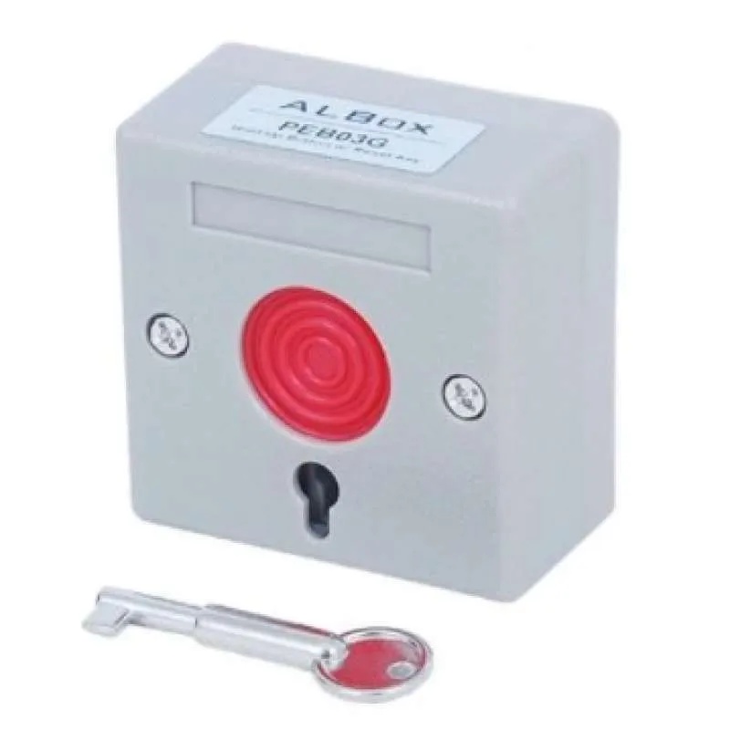 Jual ALBOX PEB03 Panic Button Alaram Hold Up Button With Reset Key ...
