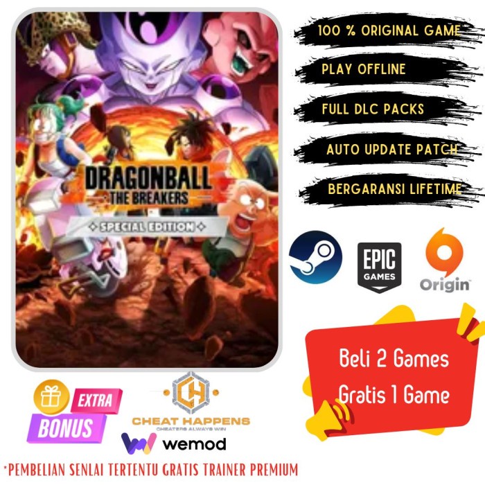 Jual DRAGONBALL THE BREAKER - Game PC ORiginal Offline Only - DVD-DL ...